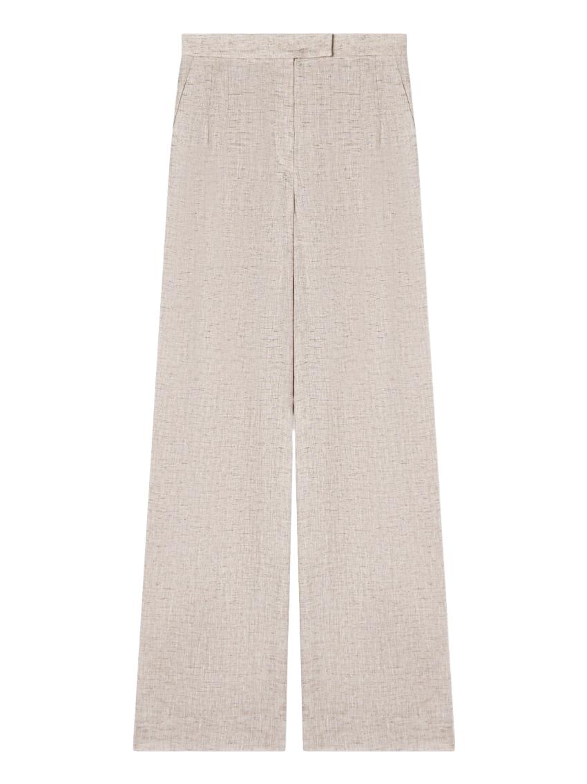 EMPORIO ARMANI Emporio Armani High-Waist Tailored Chambray Trousers